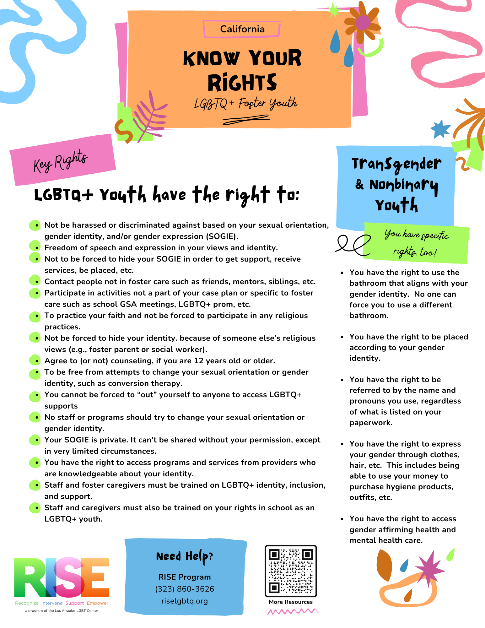 CA Foster Youth Rights - RISE