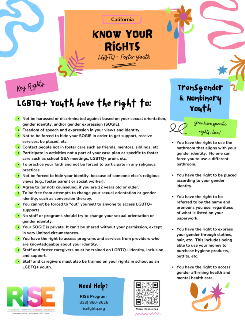 CA Foster Youth Rights - RISE
